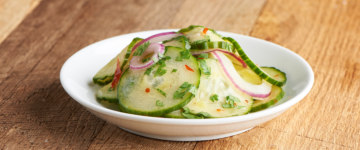Tangy Cucumber Salad - Feed Your Potential
